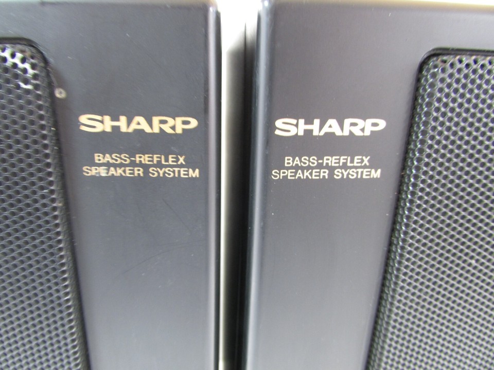 Sharp SG-F800 Stereo Turntable Dual Cassette w/remote, Tested For Parts ...