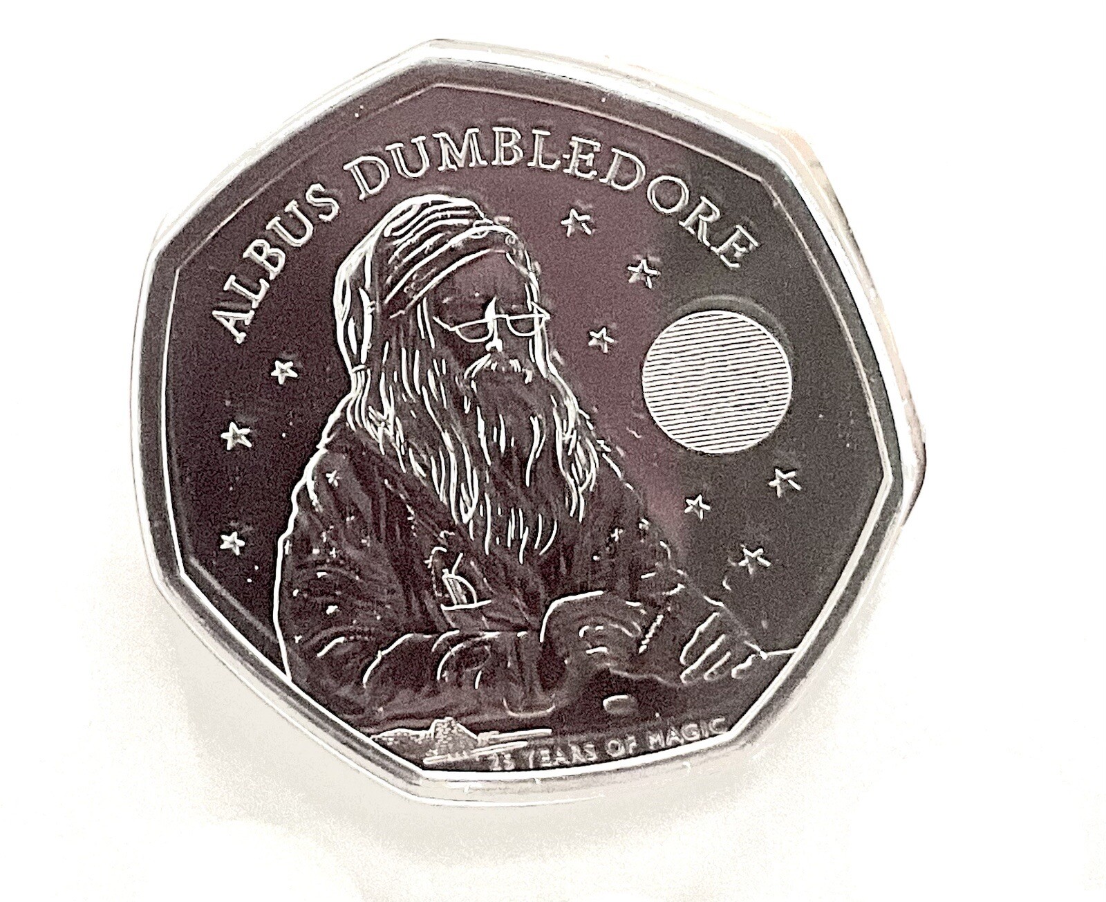 Royal Mint! Harry Potter Coin series - Dumbledore 50p BU Coin #3 of 4 ...