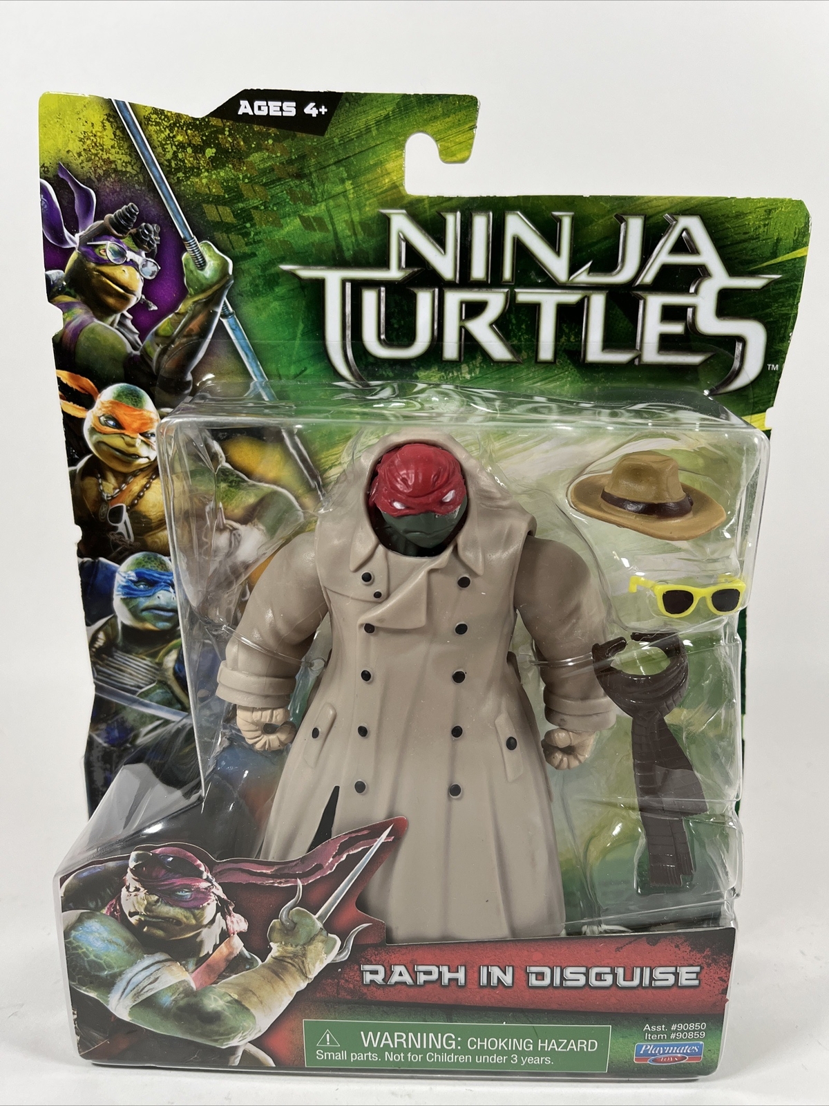 Rise of the Teenage Mutant Ninja Turtles Raph in Disguise Action Figure ...