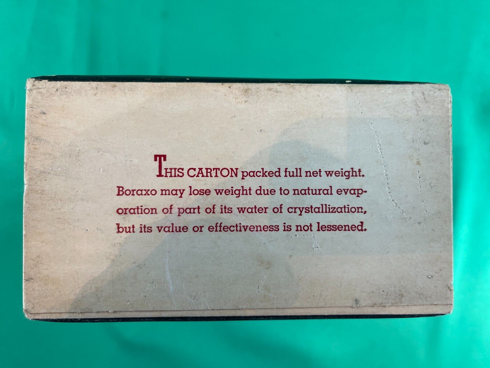 VINTAGE BORAXO 5# Sealed Box Soap PLUS BORAXO 20 Mule Team Sealed Promo ...