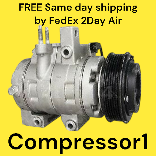 AC Compressor For Ford F150 2011 2012 2013 5.0L V8 Lobo 5.0L 2011-2017 ...