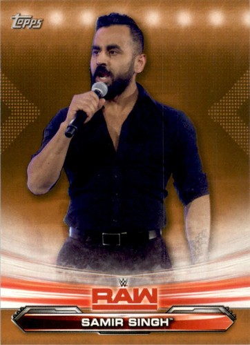 2019 Topps WWE RAW Bronze #64 Samir Singh | eBay