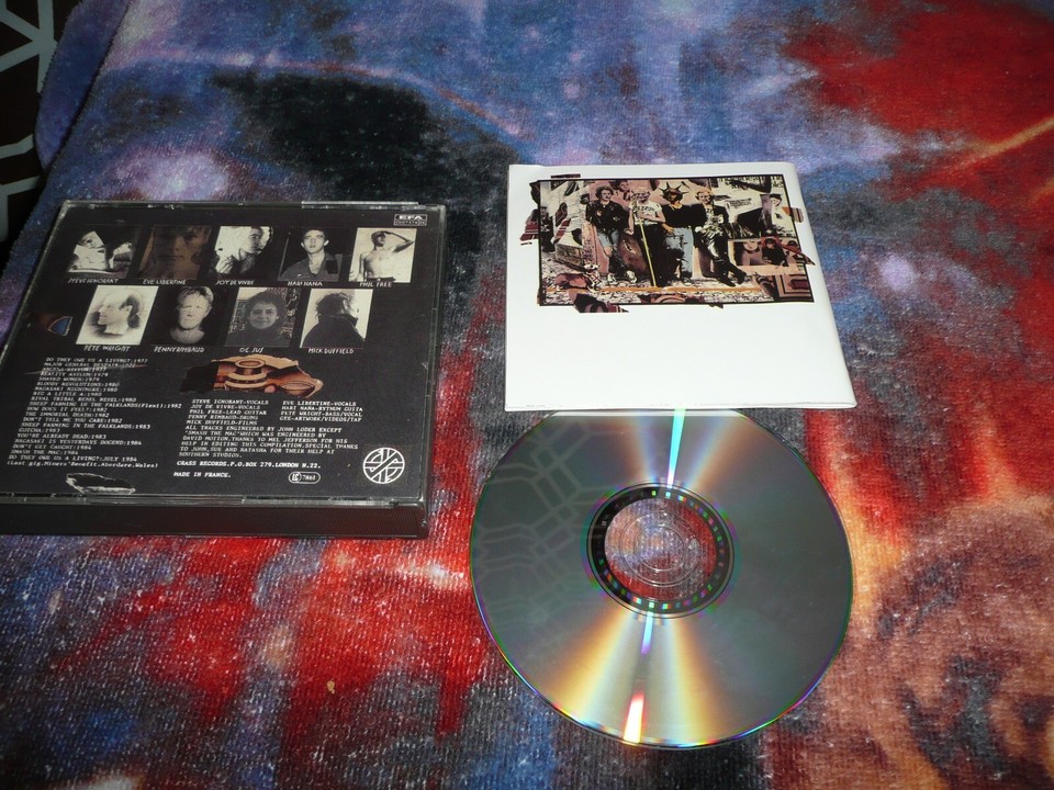 Crass Best Before 1984 Hardcore Punk CD Made in France 718750737427 | eBay