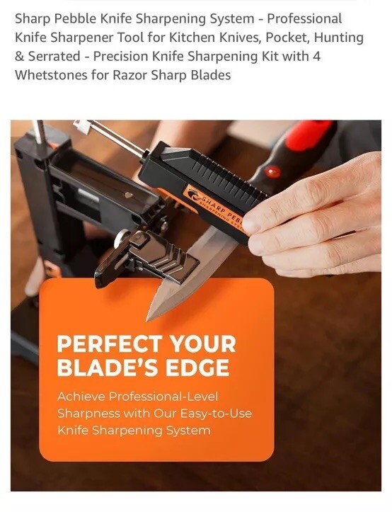 Sharp Pebble Knife Sharpening System - Professional Knife Sharpener | eBay