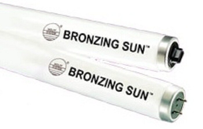 Wolff Bronzing Sun Reflector Tanning Bed Lamps Bulbs FR73 100 Watt T12 ...