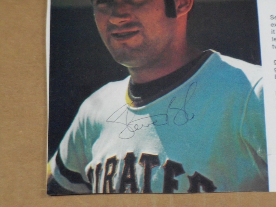 Steve Blass, Pgh Pirates, Signed 1972 Yearbook Page, Decent | eBay
