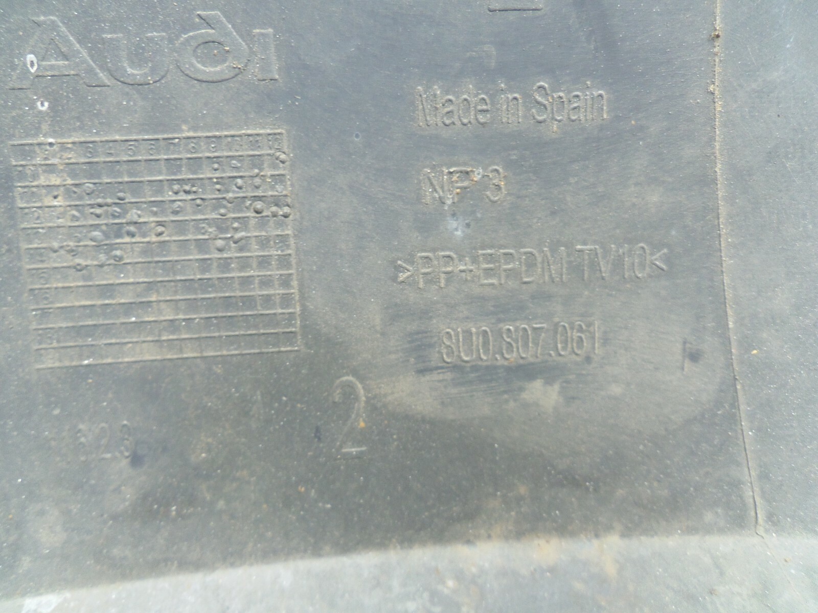 Audi Q3 8U Spoilerlippe 8U0807061 | eBay.de