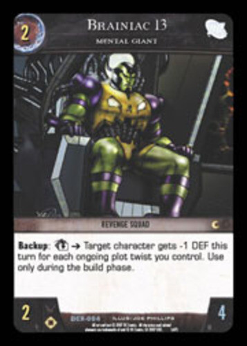 VS System: Brainiac 13, Mental Giant [Played] DC Exclusives TCG CCG ...