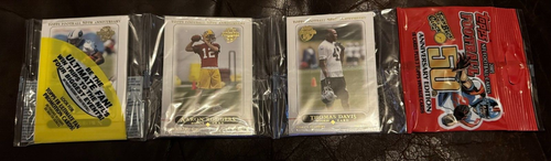 2005 TOPPS FOOTBALL RACK PACK AARON RODGERS SHOWING ON TOP CENTER OF ...