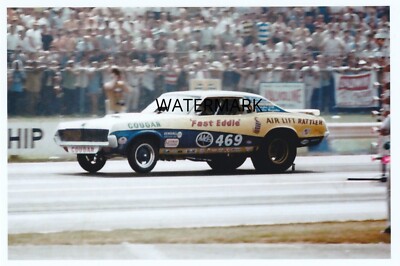 1960s Drag Racing-"Fast Eddie" Schartman-COUGAR Funny Car-1969 NHRA ...