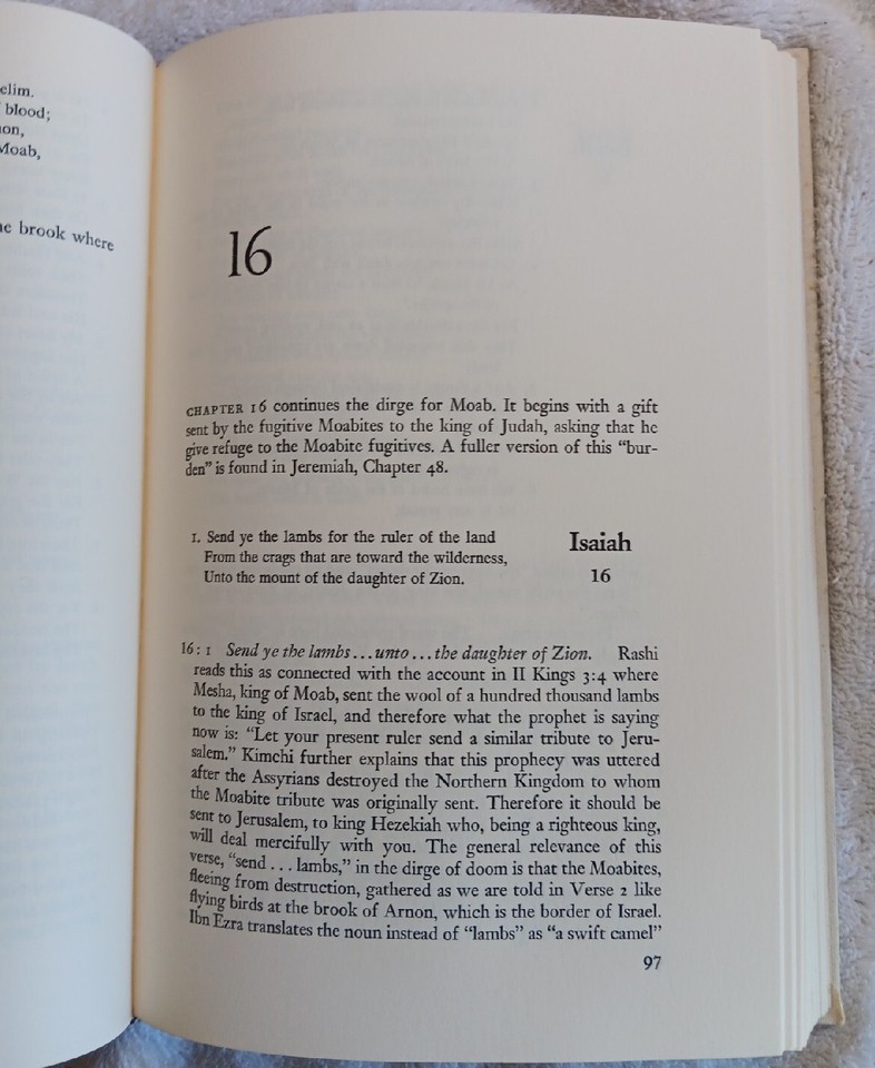 Isaiah The Jewish Commentary for Bible Readers Solomon Freehof | eBay