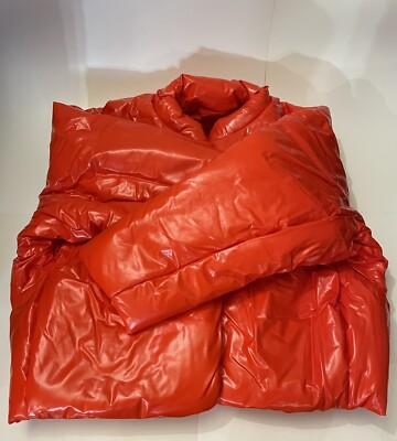 YEEZY (YZY) GAP Round (Puffer) Jacket RED BRAND NEW in Size XL | eBay
