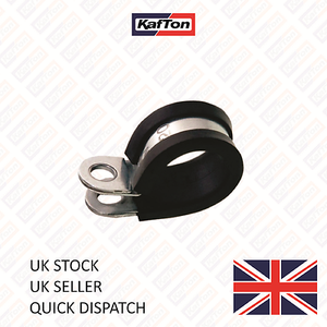 Rubber Lined Steel P Clips Securing Fuel Hose Brake Pipe Tubing Tube ...