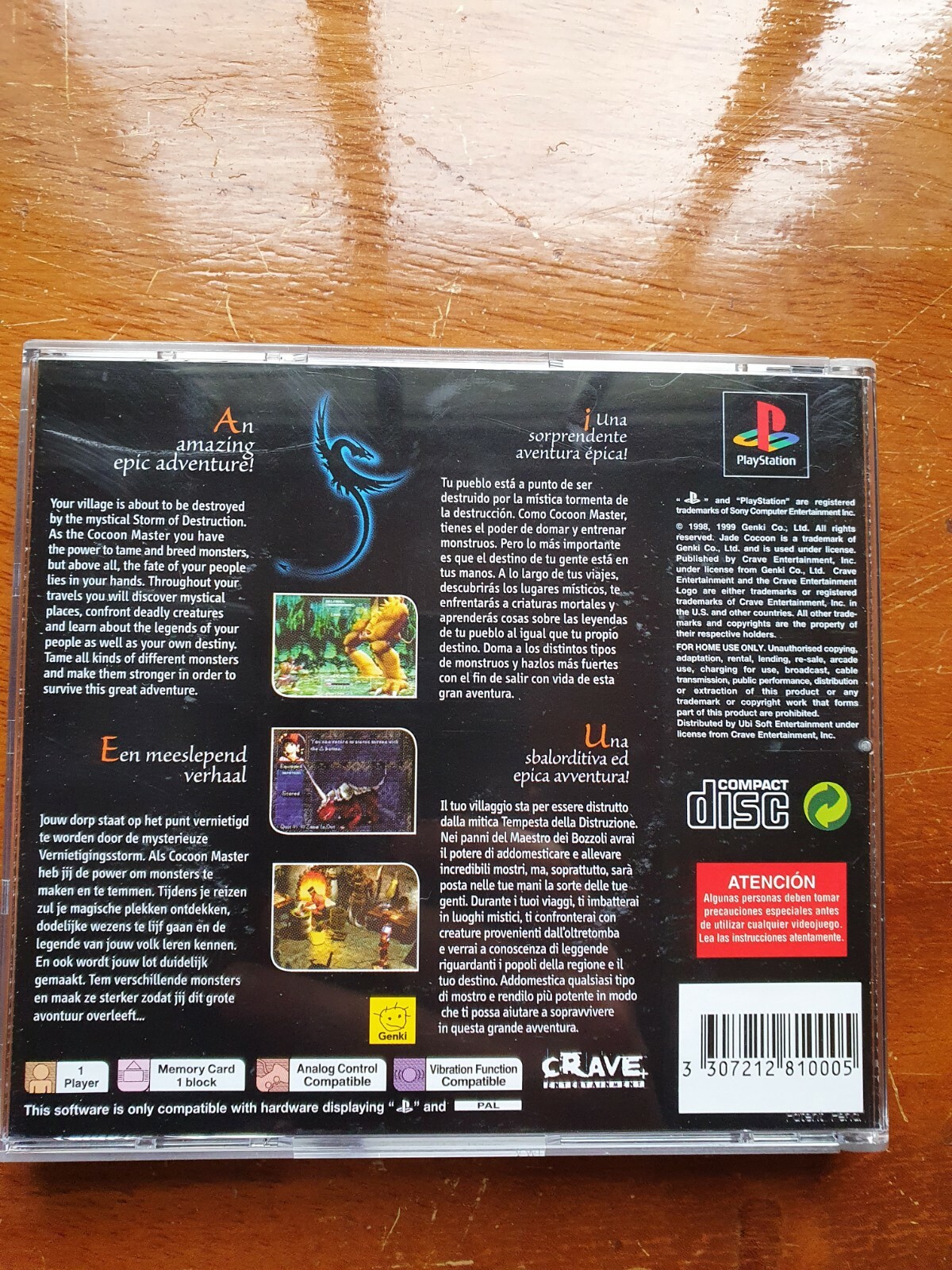Jade Cocoon: Story of the Tamamayu (Sony PlayStation 1, 1999 ...