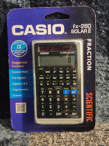 Casio FX-260 Solar II Fraction Scientific Calculator NEW Sealed | eBay