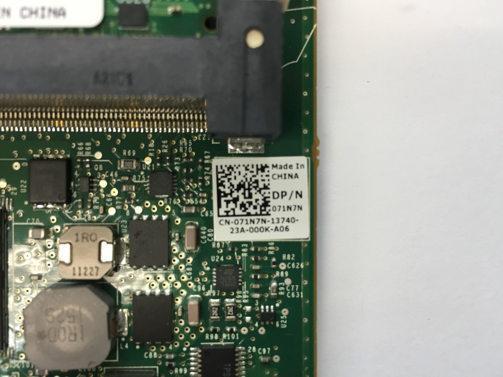 Dell UL94V-0 PWB C990J REV A02 Card W/ Dell Type M164C & Netlist 512MB ...