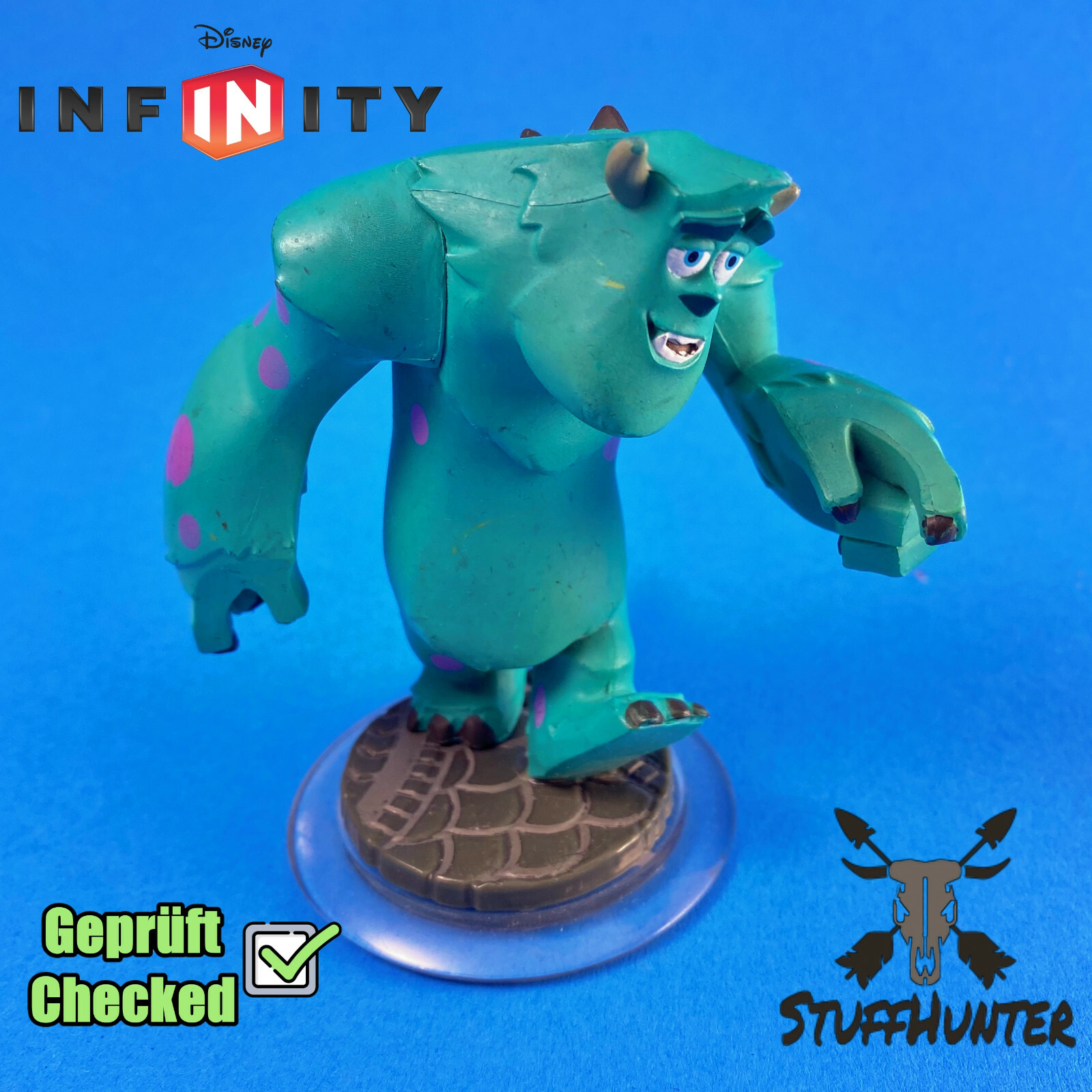 Sully 1.0 Disney Infinity * used / tested* Wii U PS3 PS4 XBox 360 One ...