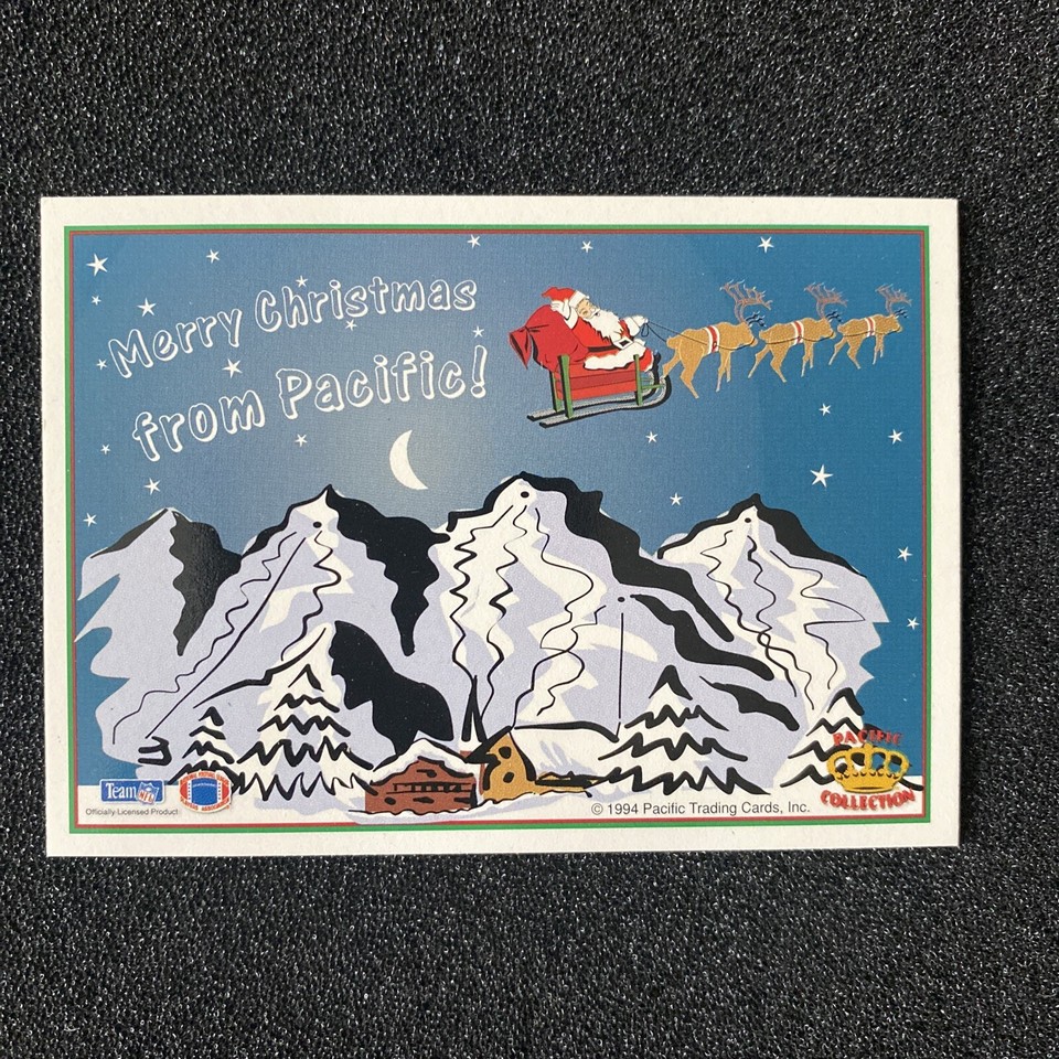 1994 SANTA CLAUS Pacific Season's Greetings - NFL Football Card Mint Nm ...