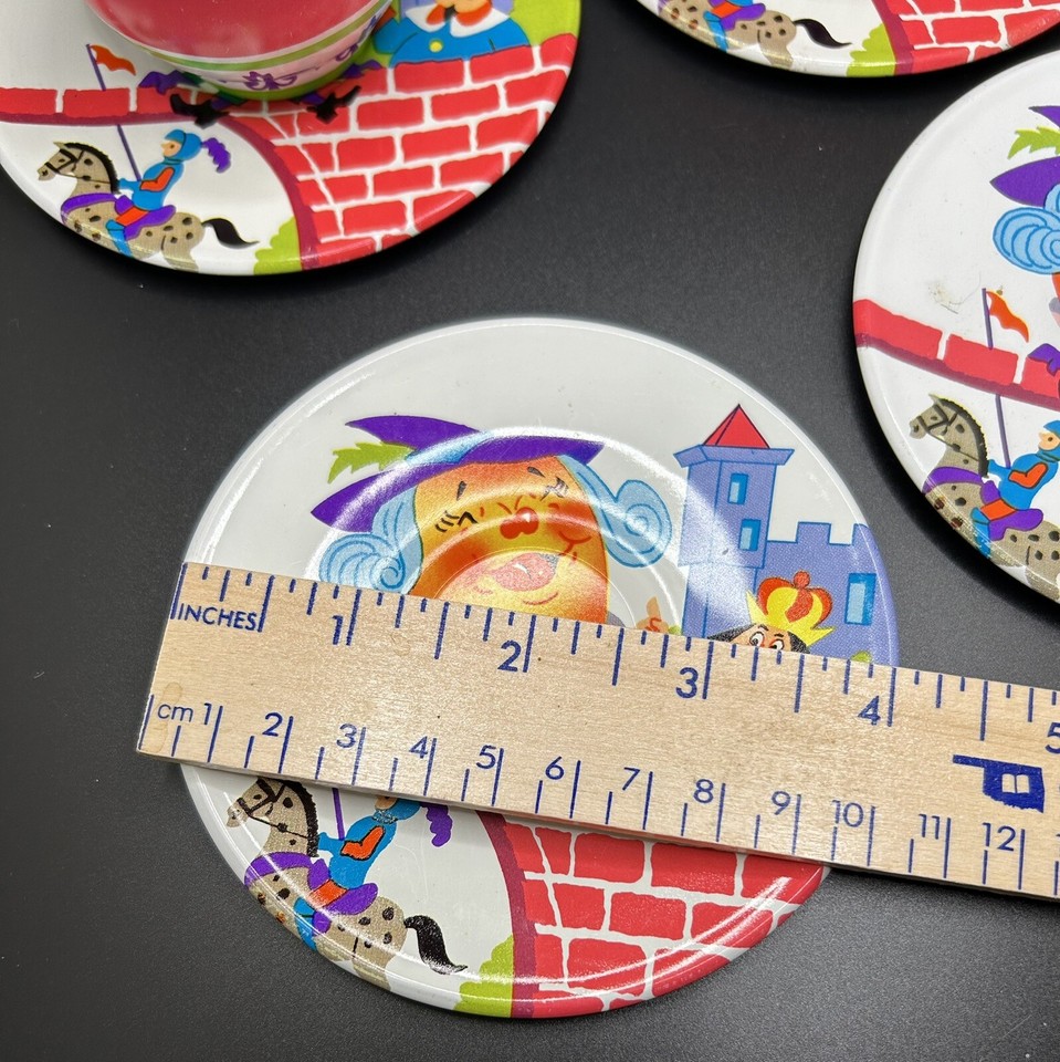 Vintage Ohio Art Tin Tea Set Humpty Dumpty Nursery Rhyme | eBay