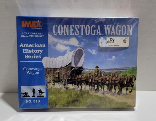 Imex Plastic Conestoga Wagon 1:72 American History Series #518 | eBay