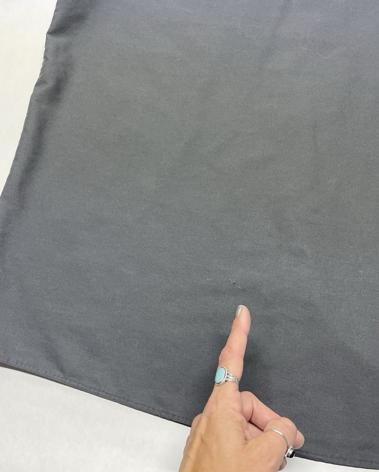 Felon X Red Kap Skull Card Suits Men's Gray SS Button Up Shirt Sz XL ...