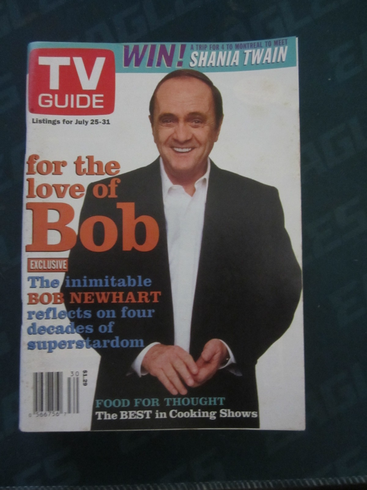 TV Guide July 1998 For the Love of Bob Newhart RARE Canada No Label | eBay