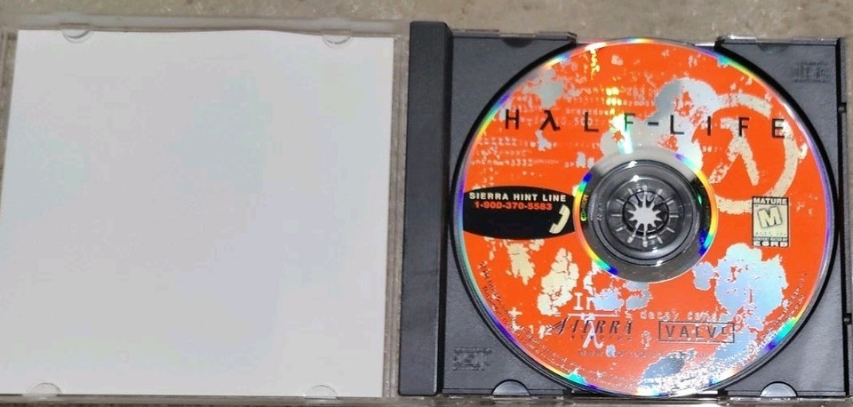 Half-Life 1998 PC CD-ROM Video Game Disc Complete in Case | eBay