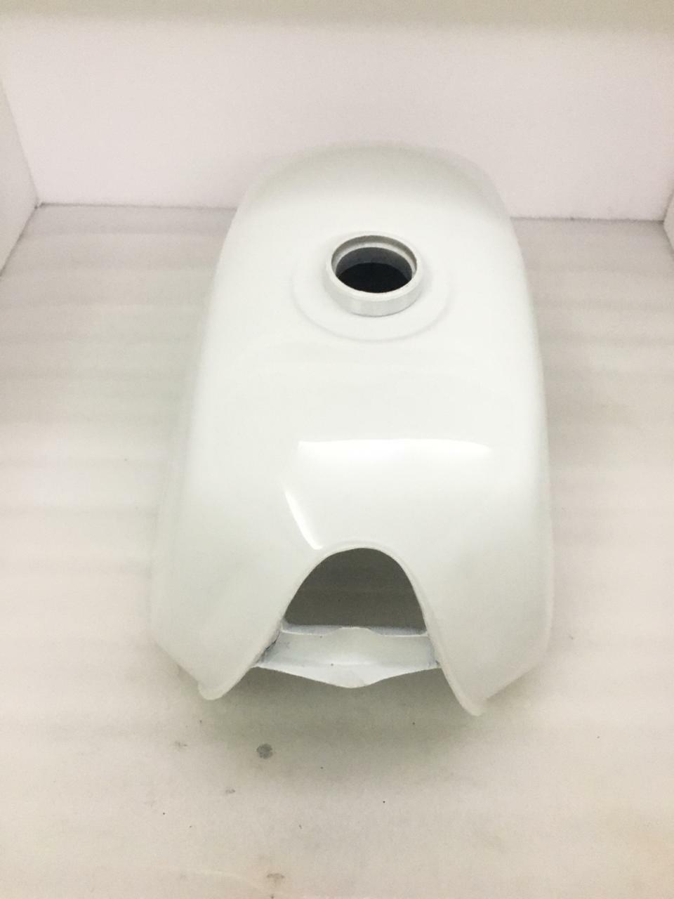 FIT FOR BMW R100 RT RS R90 R80 R75 WHITE PAINTED STEEL PETROL TANK WITH ...