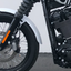 16" Gloss Black Lane Splitter T-Bar Handlebar Kit for Harley Low Rider ...