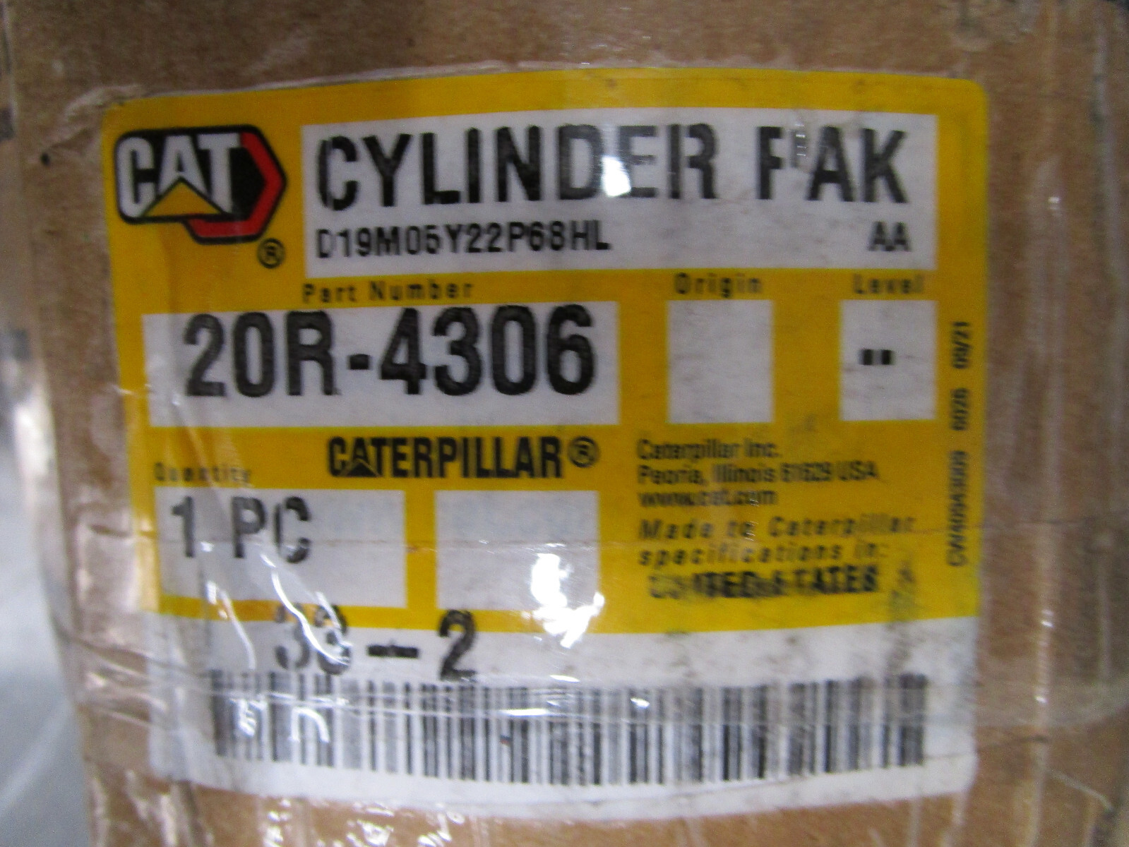 20R-4306 CAT Cylinder Pack 9.3L C9 Tier 4 - 437-7099 - 469-5313 - 256 ...