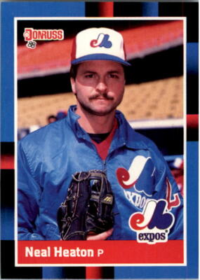 1988 Neal Heaton Donruss Baseball Card #134 | eBay