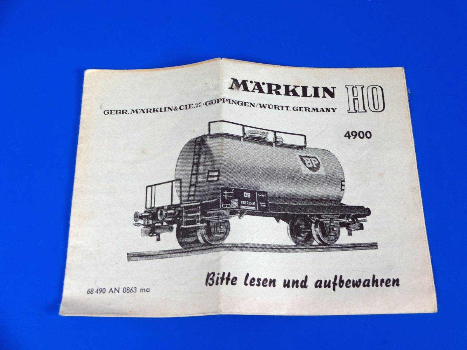 MARKLIN H0 - 4900 - BP TANK CAR (76)/ BOX - EXC | eBay