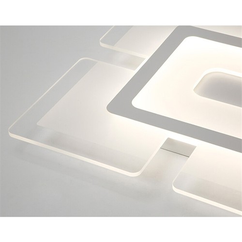 Square LED Ceiling Light Flush Mount Kitchen Bedroom Down Lighting ...