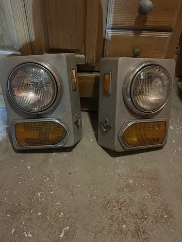 Mack V8 Or Custom Hot Rod Truck Headlights (pair of 2) | eBay