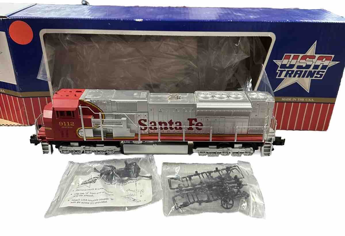 O Scale 3 Rail SD90MAC Locomotive Santa Fe Red/Silver MTH Train??? | eBay