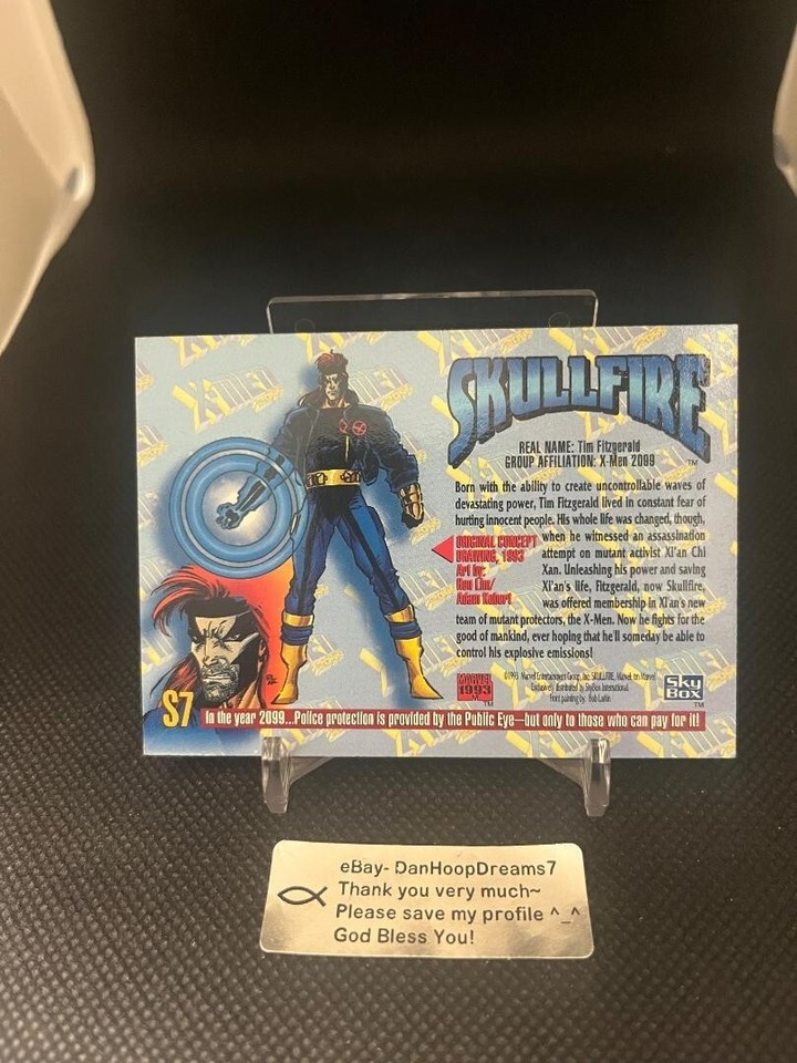 1993 Marvel Masterpieces SKULLFIRE #S7 | eBay