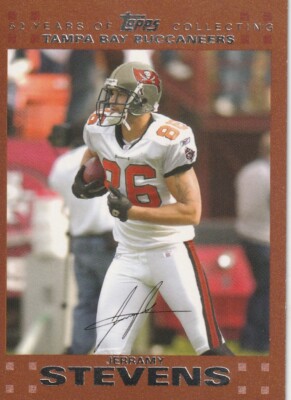 2007 Topps Football Card #214 Jerramy Stevens COPPER 541/2007 MINT FAST ...