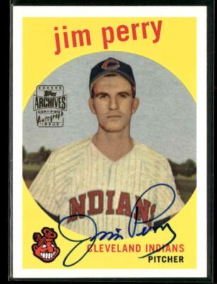 2001 Topps Archives #TAA64 Jim Perry Autographs | eBay