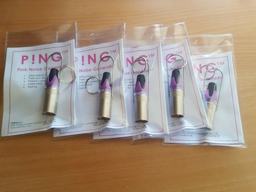 P!NG pink noise generator, XLR cable tester, keyring | eBay
