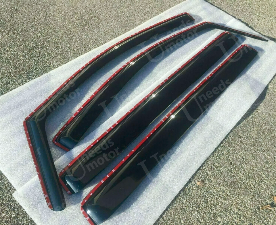 Fits 2019-25 Subaru Ascent In-Channel Rain Guards Shade Deflectors ...