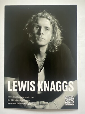 LEWIS KNAGGS Official Promotional Card Flyer | eBay UK