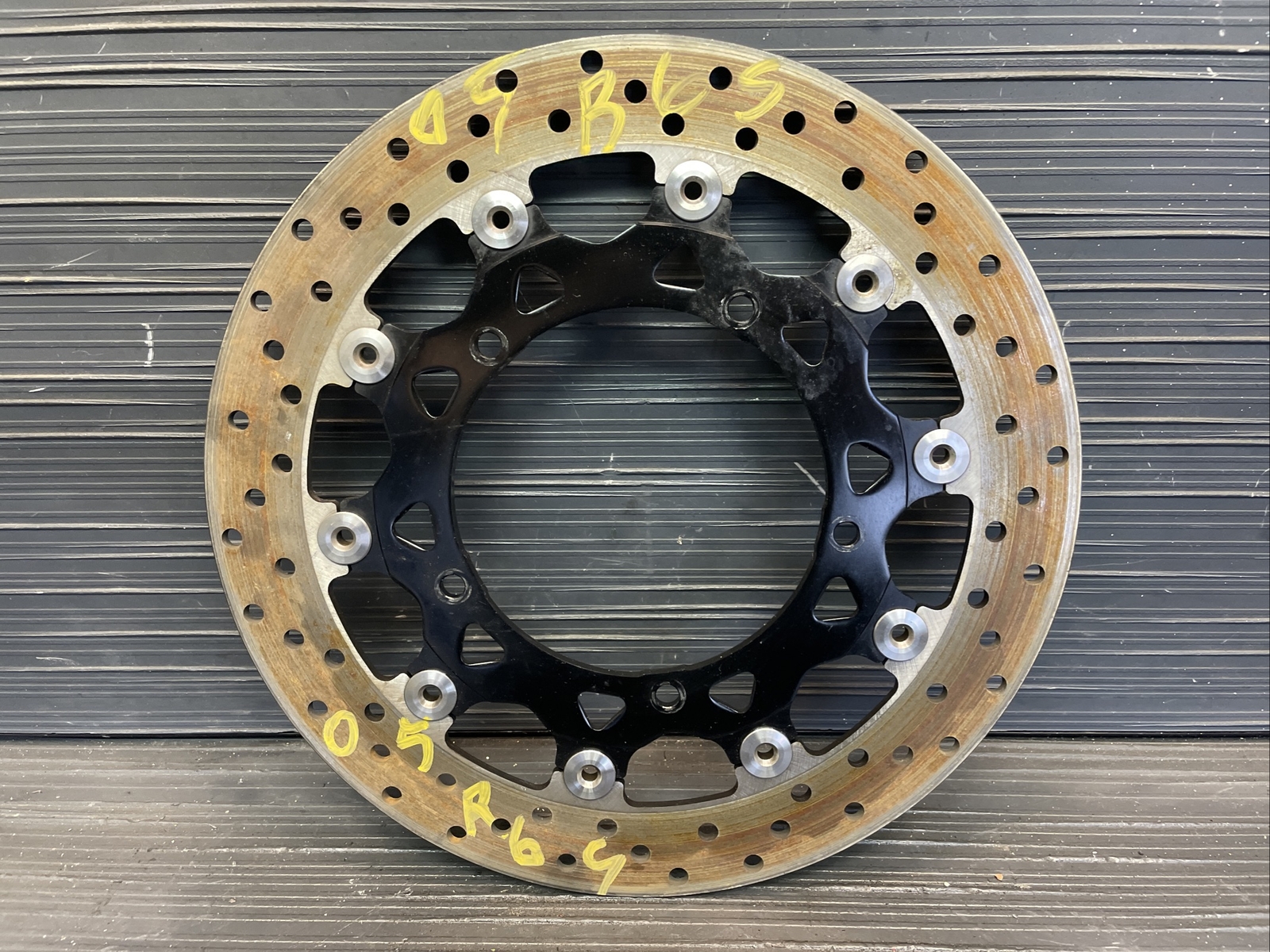 2005 Yamaha YZF R6 front brake rotor OEM straight #1 | eBay