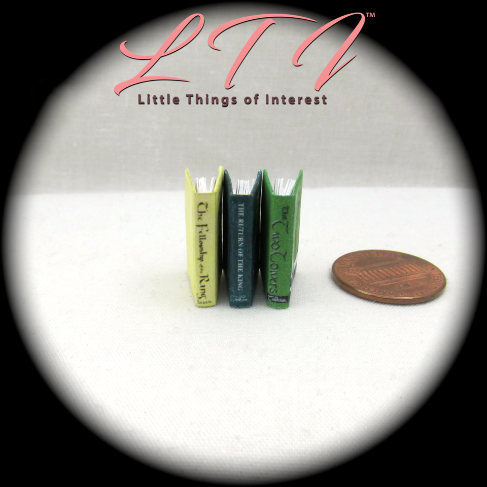 THE LORD OF THE RINGS ILLUSTRATED J.R.R. TOLKIEN (3) Book Set 1:12 ...