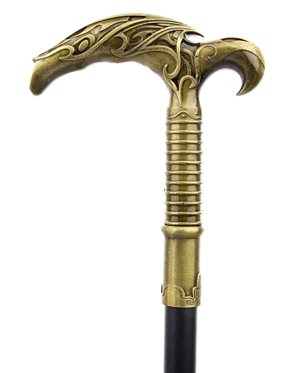 Penny Dreadful Steampunk Gentleman Walking Stick Swaggering Cane Bronze ...