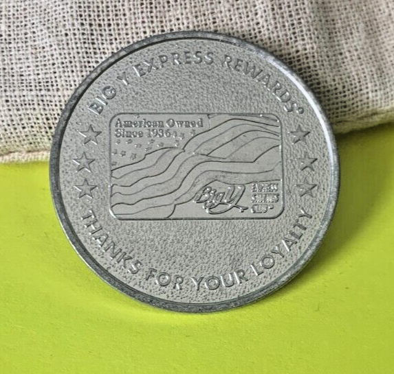 Obsolete store token, BIG Y, silver loyalty token | eBay