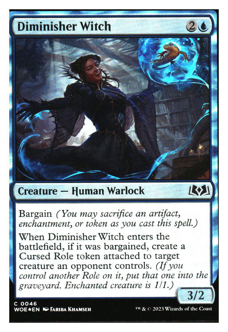 Diminisher Witch (Foil) Wilds ofEldraine MTG - NM+ | eBay