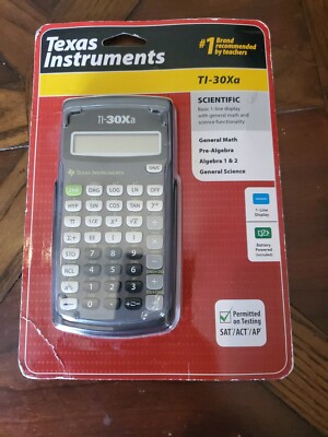 Texas Instruments TI-30Xa Scientific Calculator Battery Powered NEW ...