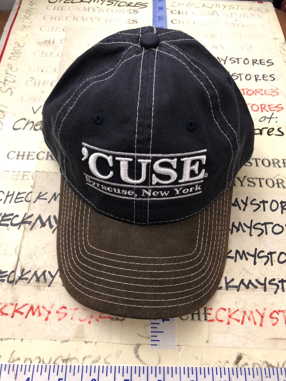 NWT THE GAME SYRACUSE CUSE NEW YORK CAP HAT HEAD WEAR OSFM ADJ REAR | eBay