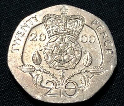 Great Britain 20 Pence 2000. World Coin. Queen Elizabeth the 2nd | eBay