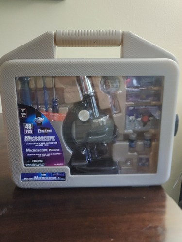Deluxe Microscope Set with 48 pieces and Carrying Case | eBay